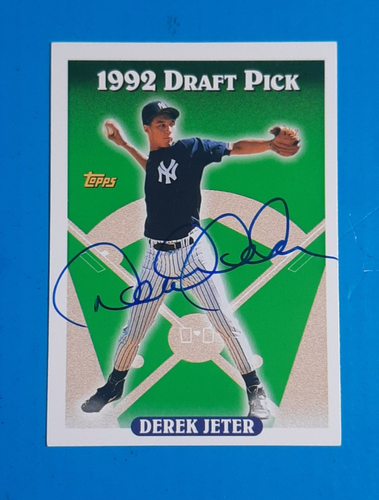 SIGNED 1993 DEREK JETER UPPER DECK PREMIER PROSPECTS CARD #98 | eBay
