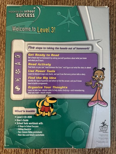 Hooked on School Success - Levels 1-4 & Parent's Toolbox - Never Used ...