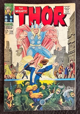 Thor #138 1st Appearance Ogur! Jack Kirby Art Marvel 1967 | eBay