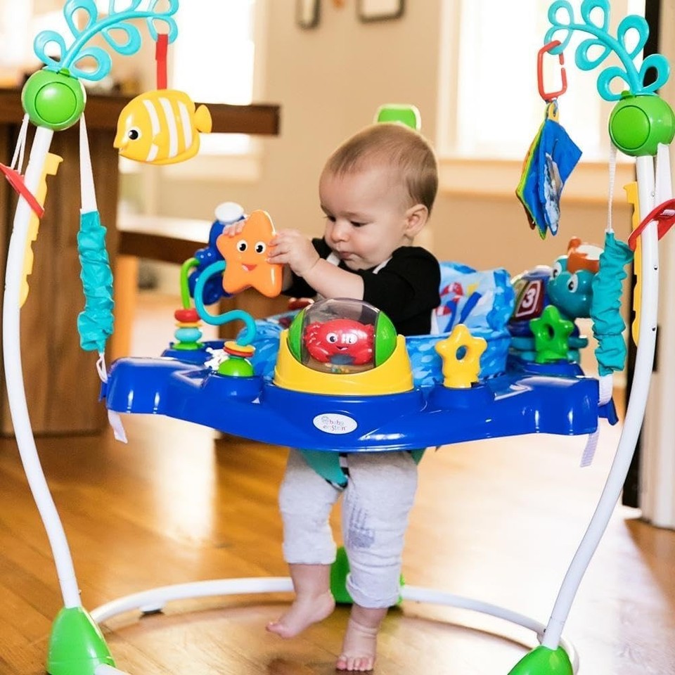 Baby Einstein, Neptune's Ocean Discovery Activity Jumper & Bouncer ...