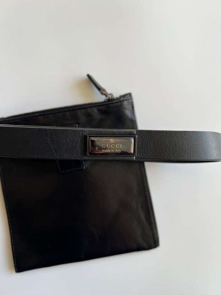 Gucci by Tom Ford Fanny Pack Belt Bum Shoulder Bag Leather Good ...