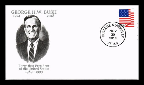 US COVER GEORGE H W BUSH 41ST PRESIDENT MEMORIAM PANDA CACHET | eBay