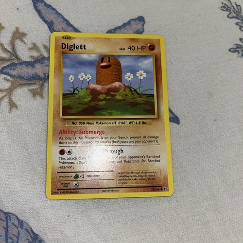Pokémon TCG Diglett XY Evolutions 55/108 Regular Common | eBay