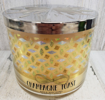 Bath & Body Works 3 wick Scented Candle Champagne Toast 14.5oz NEW | eBay