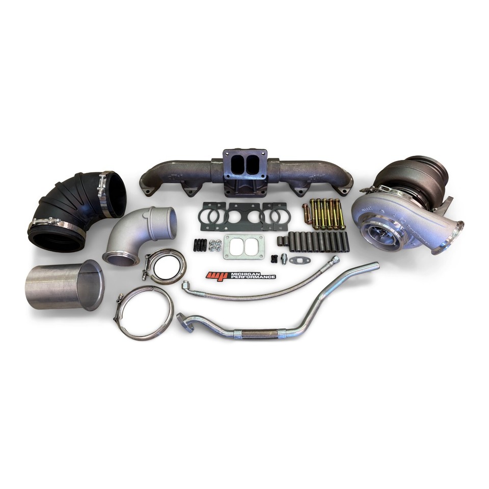 ISX T6 MI Performance Manifold Turbo Kit ISX Cummins CM570 BorgWarner ...