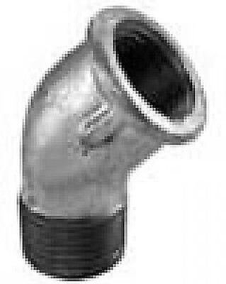 Galvanized Angle (Short Form) 45 Degrees with Internal and External ...