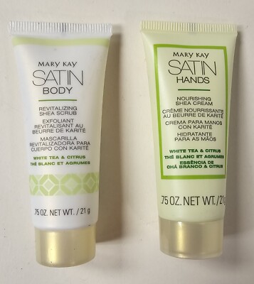 Mary Kay Satin Body Satin Hands Lotion Travel Size. 75 Oz | eBay