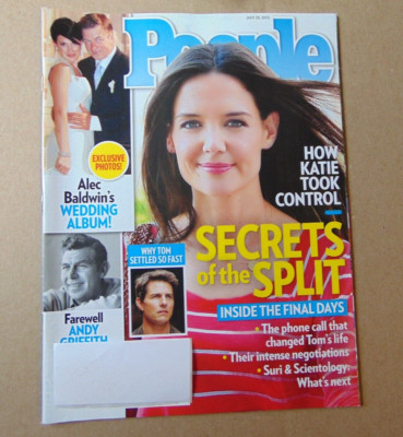 PEOPLE MAGAZINE July 23, 2012 KATIE & TOM CRUISE ALEC BALDWIN ANDY ...