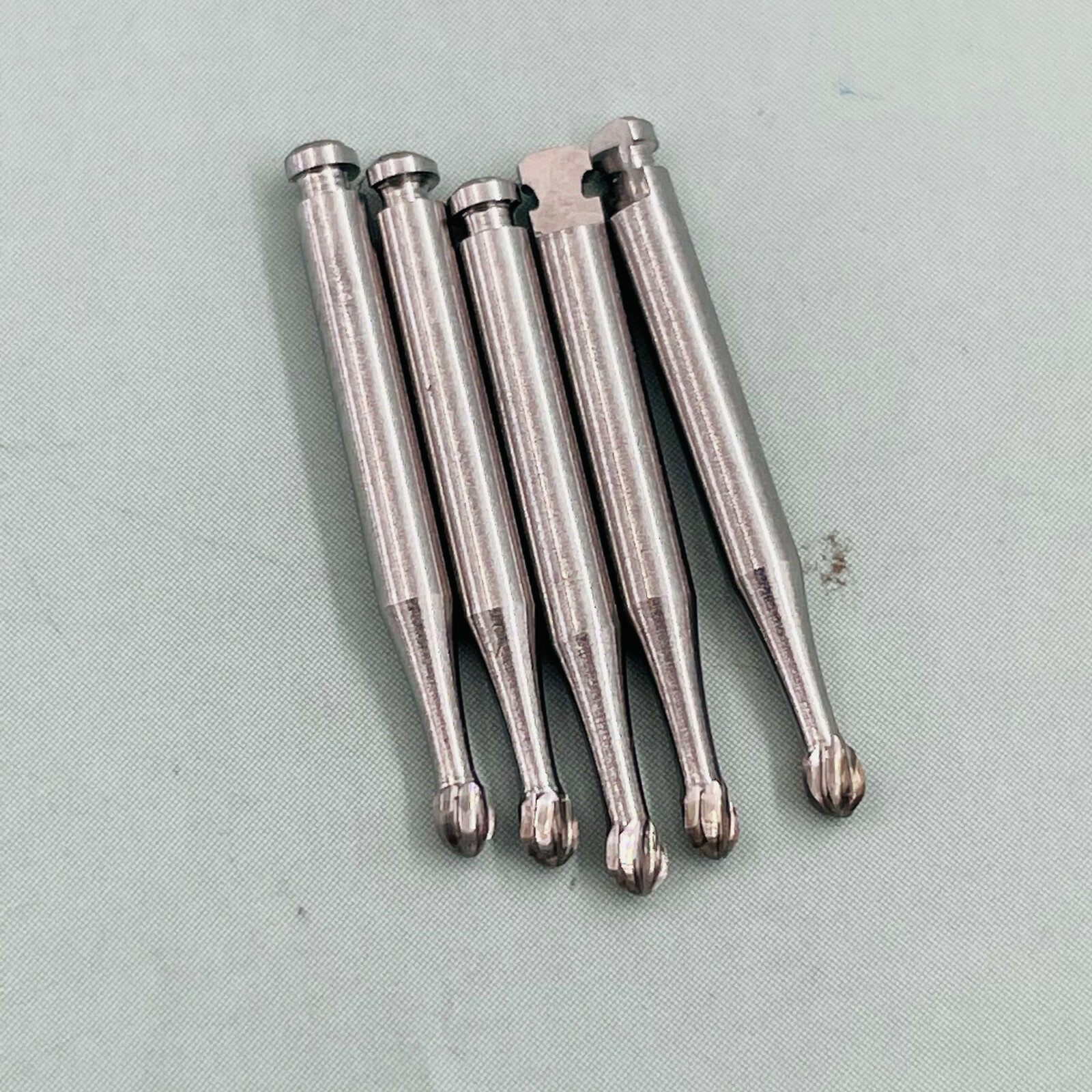 5pcs Dental RA #6 Round Carbide Bur for Slow Speed Latch Type #6 RA ...