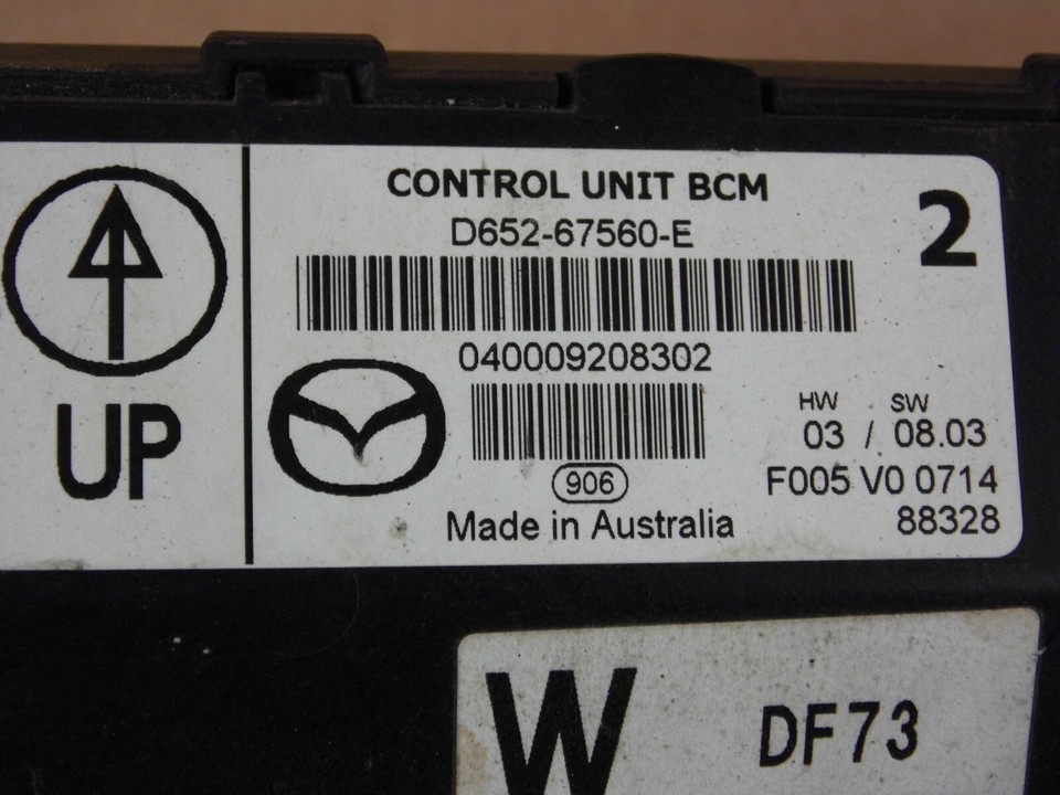 Mazda 2 DE 2010 control unit BCM module D652-67560-E * | eBay