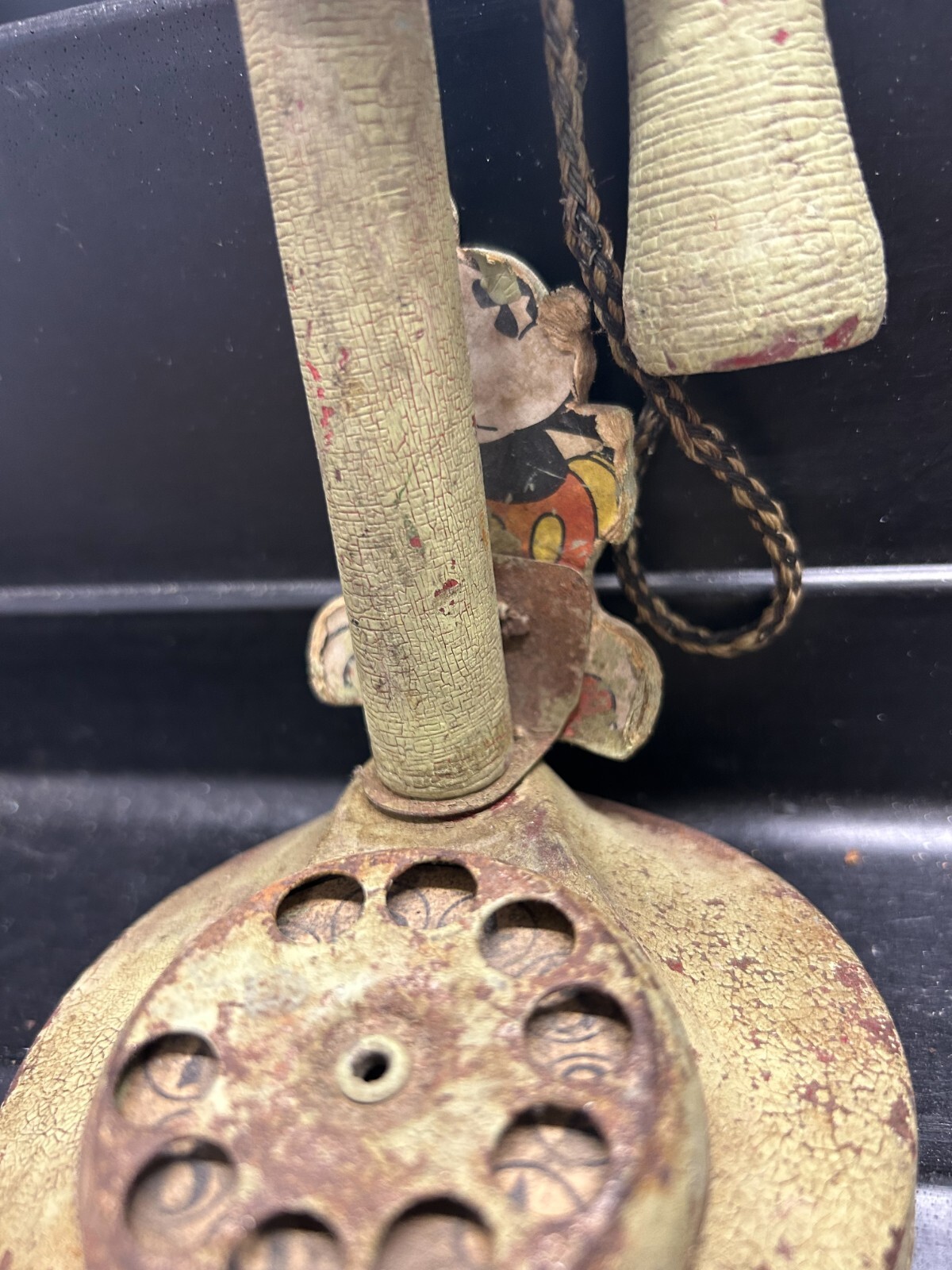 Vintage RARE Mickey Mouse Candlestick Telephone Toy | eBay