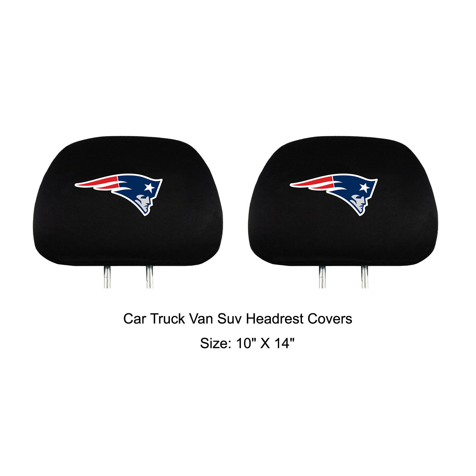New 2pc Set NFL Pick Your Team Car Truck SUV Van Headrest Covers ...