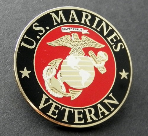 US MARINE CORPS VETERAN USMC MARINES LAPEL PIN BADGE 1.5 INCHES | eBay