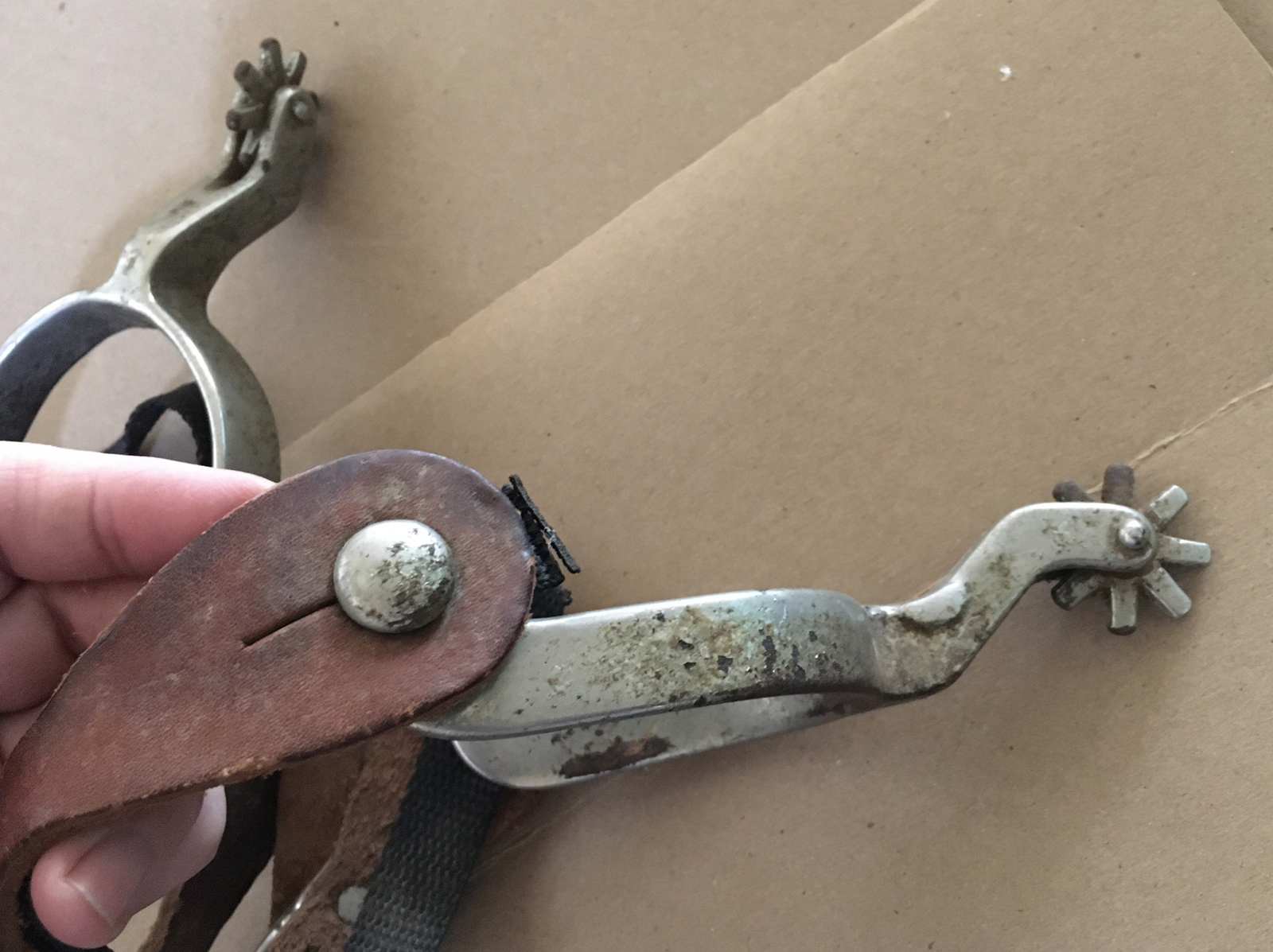 Vintage Antique Pair of Western Cowboy Spurs Marked Japan | eBay