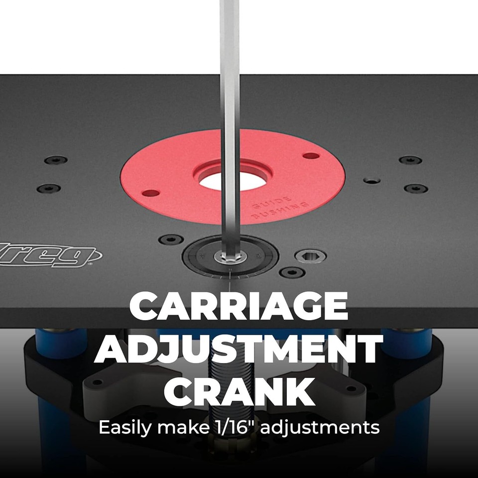 Kreg PRS5000 Precision Router Lift - Router Table Lift System - Durable ...