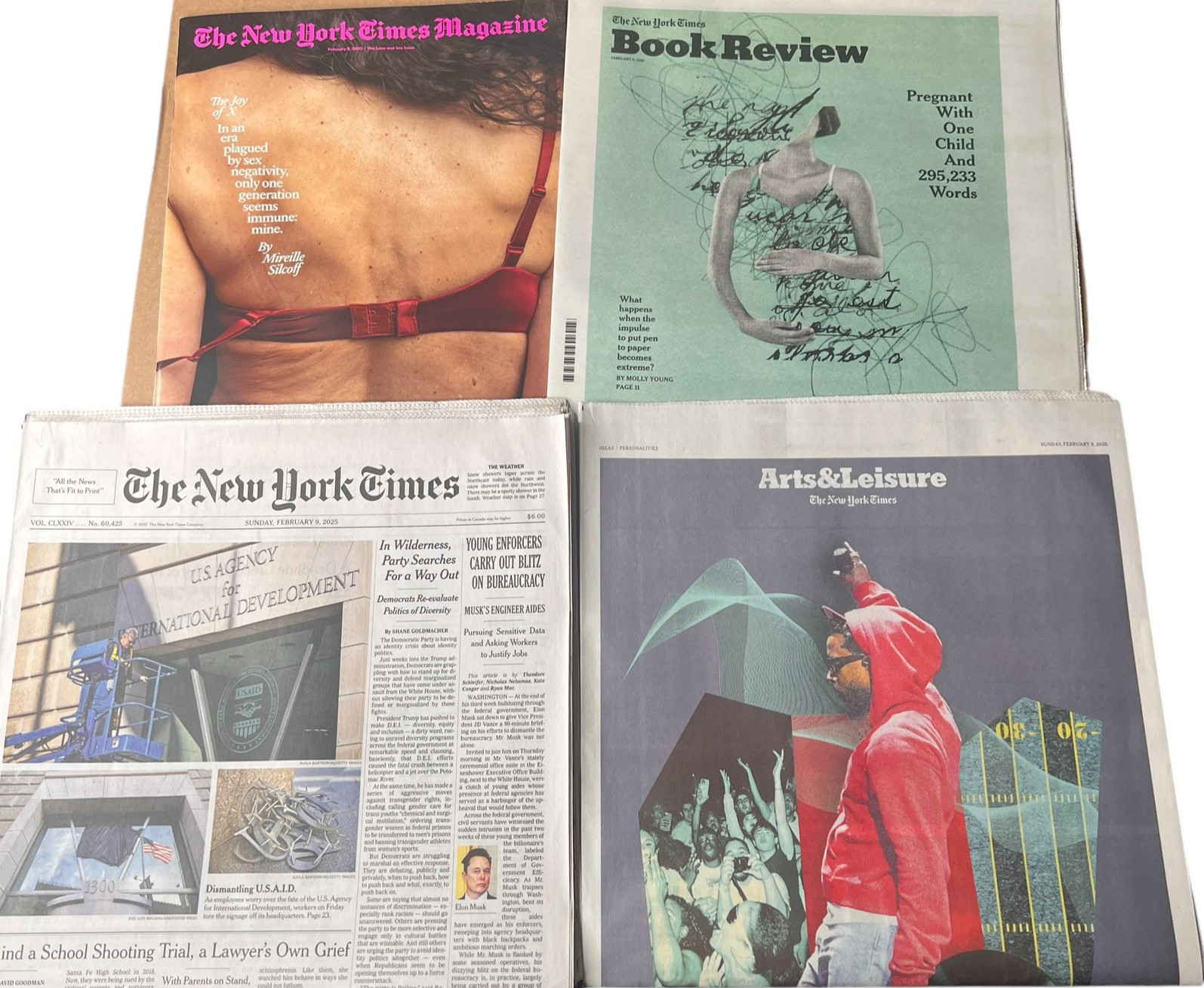 The New York Times Newspaper Sunday February | Grelly USA