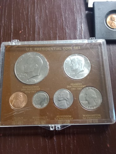 US Presidential Coin Set BU Unc Coins Dates From 1964 - 1974 Silver ...