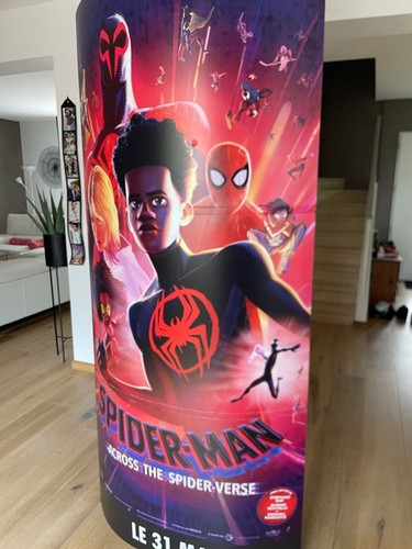 Totem de cinéma recto verso 100x200 Spider-Man Across The Spider-Verse ...