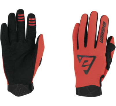 Answer Racing A22 Peak Youth Gloves Lg Red/Black 446597 | eBay