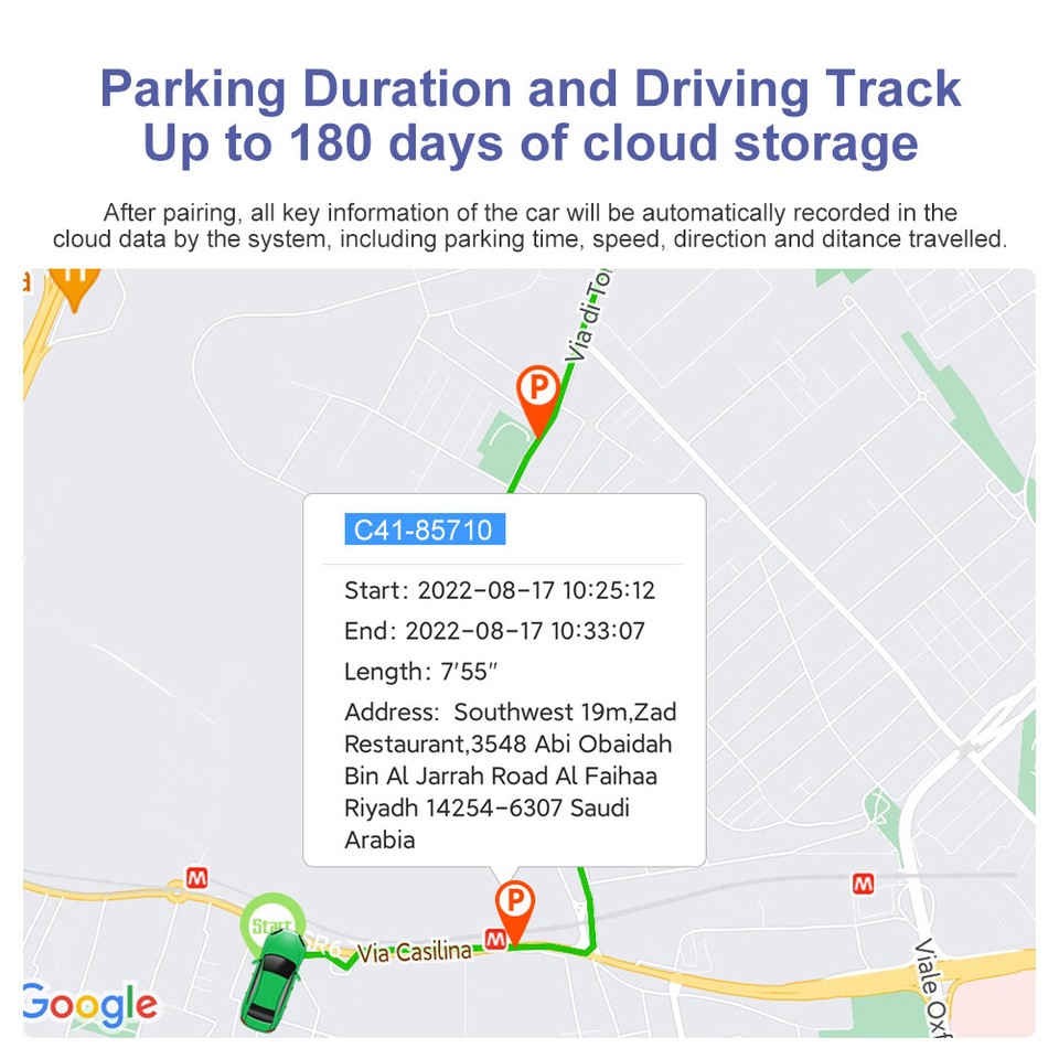 4G GPS Tracker Vehicle OBD Tracking Device Real Time Motorcycle Car GPS ...