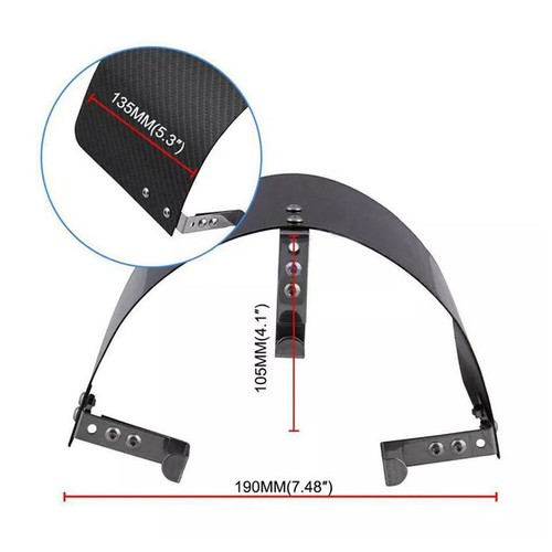 Universal Auto Car Air Intake Heat Shield Accessorie Stainless Steel ...