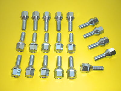 20 Radschrauben für BMW Alufelgen - Stahlfelgen E46 Limousine Cabrio ...