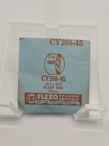 G-S Watch Crystal CY268-45 Elgin 9062 Allison 12.3X12.2 | eBay