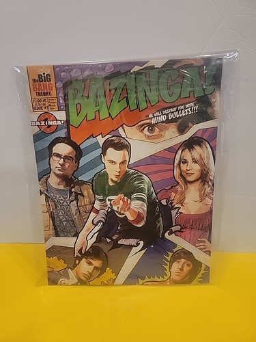 The Big Bang Theory TV Cast Poster 11"x14 "Bazinga Double Sided" | eBay