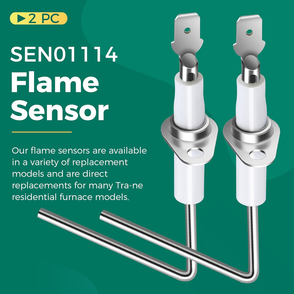Upgraded SEN01114 Furnace Flame Sensor Part Fit for Trane American ...