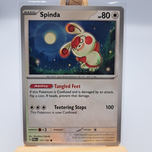 Pokemon TCG Paradox Rift Trading card Spinda #151 | eBay