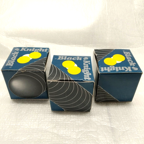 3 Black Knight Squash Balls WSF Standard Official 95-97 Grand Prix Ball ...