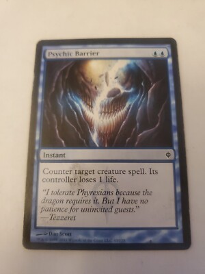 MTG Psychic Barrier New Phyrexia 43/175 Regular Common | eBay