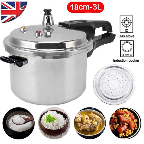 3LItre Pressure Cooker Aluminum 3L Kitchen Catering Home Cookware Duel ...