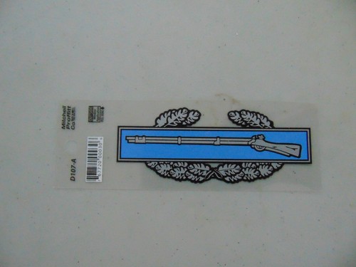 WINDOW DECAL STICKER APPROX 5 INCH US ARMY COMBAT INFANTRY | eBay