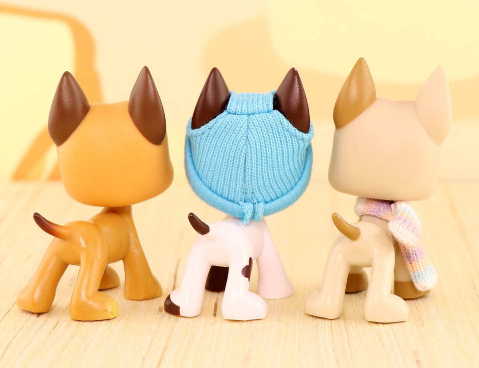 Mini Pet Shop lps Great Dane Dog Set 577 244 1647 with Accessories ...