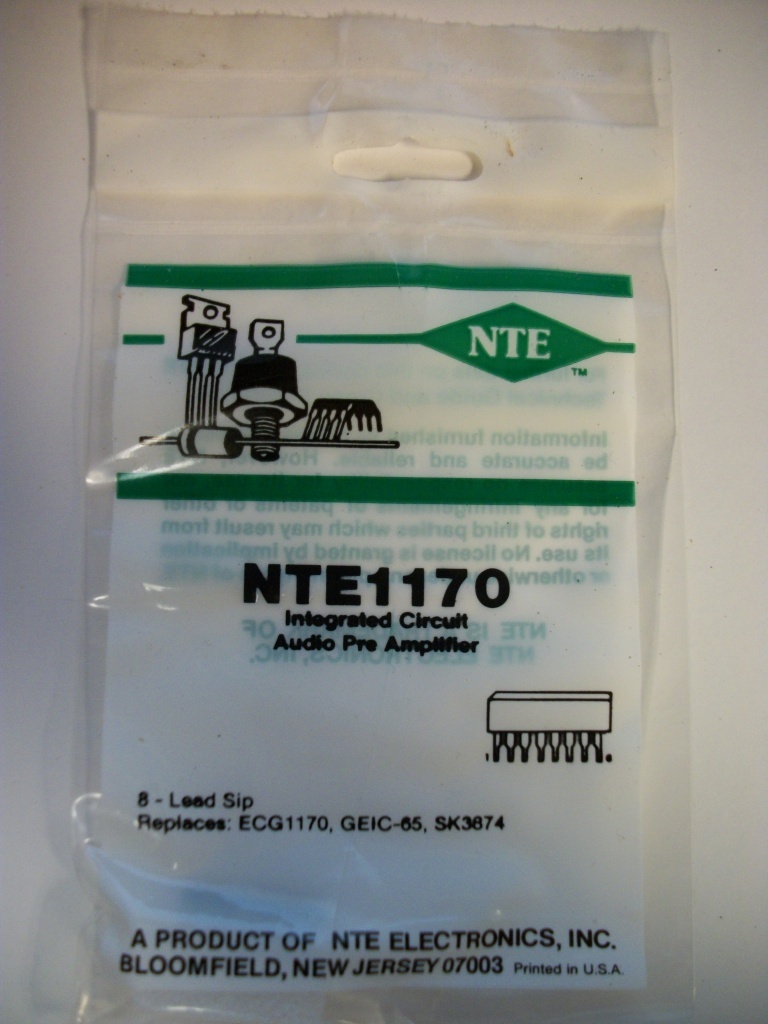 NTE Electronics - NTE1164 NTE1166 NTE1170 NTE1171 NTE1176 NTE1180 ...