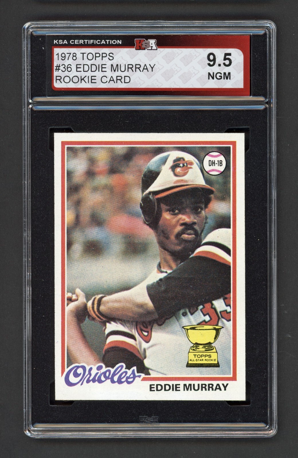 1978 TOPPS #36 EDDIE MURRAY ROOKIE CARD KSA 9.5 NEAR GEM MINT | eBay