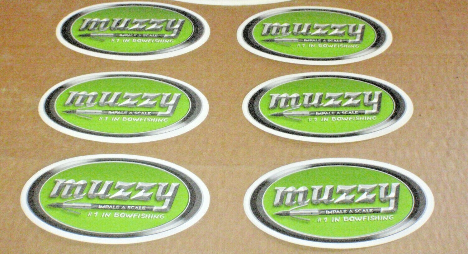 Muzzy Decal Stickers Impale A Scale Bowfishing Carp Gar Dogfish 6 ...