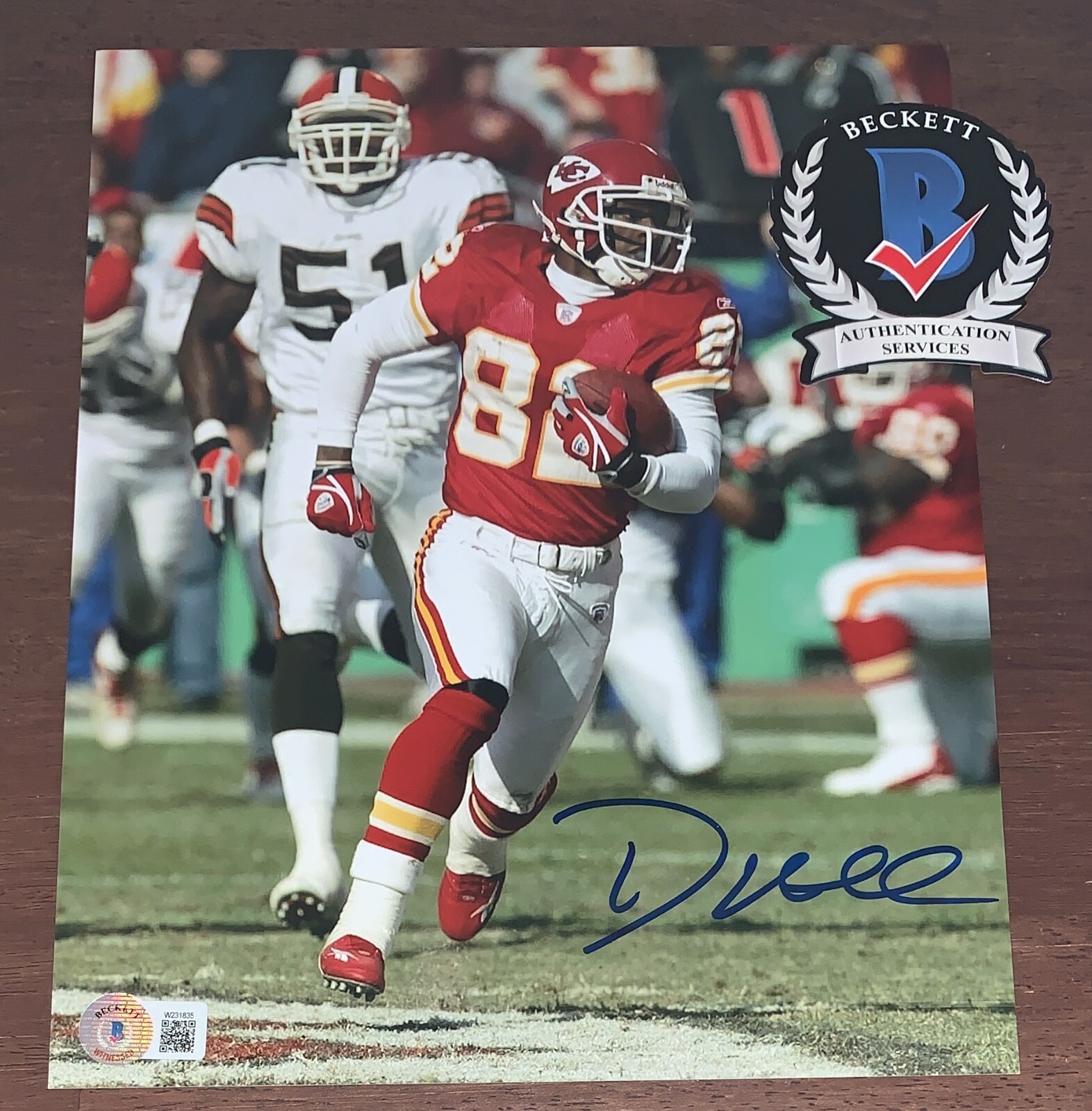 Dante Hall Autographed Memorabilia | Signed Photo, Jersey, Collectibles ...