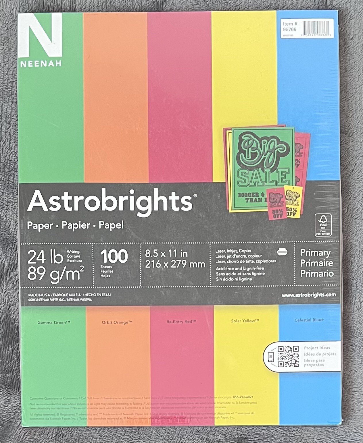 Astrobrights color paper (100 Sheets) | eBay