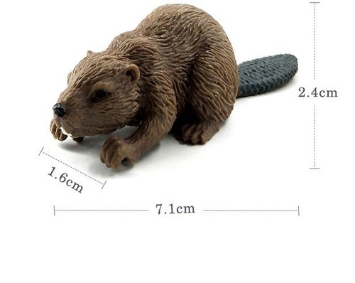 3pcs Beaver Animal Toy PVC Action Figure Kids Toys Party Gifts | eBay