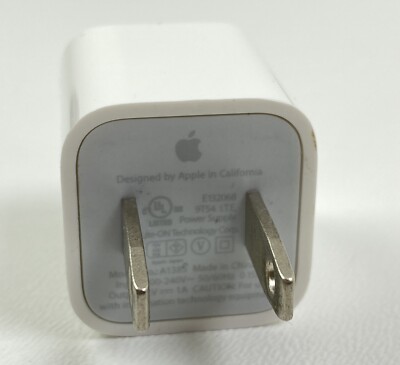Genuine Apple iPhone 5V Wall Charger Adapter Cube A1385 885909627301| eBay
