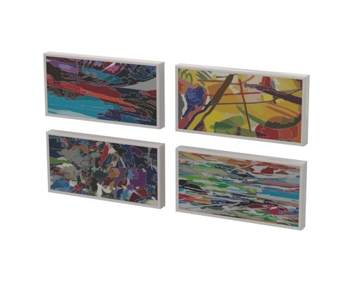 Custom UV Print on LEGO Tiles - Abstract painting pack ( picture image ...