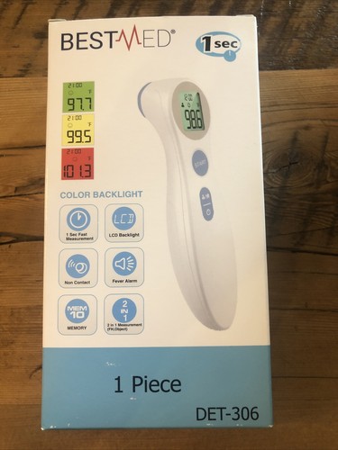 BESTMED Infrared Thermometer DET-306 Children & Adults Forehead 1 ...