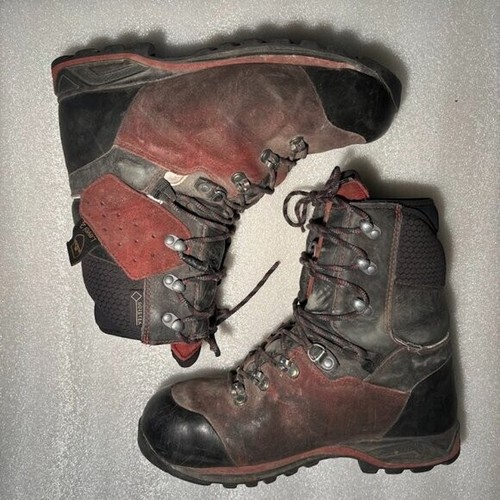 HAIX Protector Ultra Signal Red Forestry Boots Men Size 8 Wide | eBay