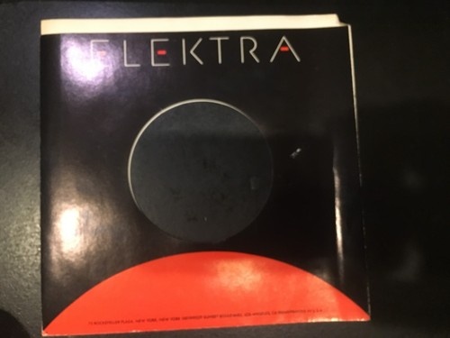 ELEKTRA RECORDS COMPANY SLEEVE for 7" Vinyl GLOSSY VG+ | eBay