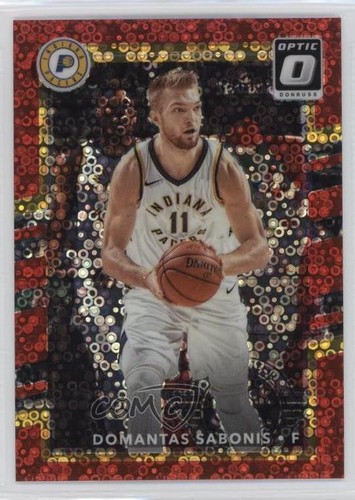 2017-18 Panini Donruss Optic Red Fast Break Prizm /85 Domantas Sabonis ...