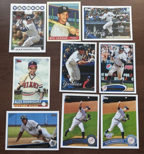 Topps/ Upper Deck 2006-2012 Alex Rodriguez 9 Card Lot | eBay