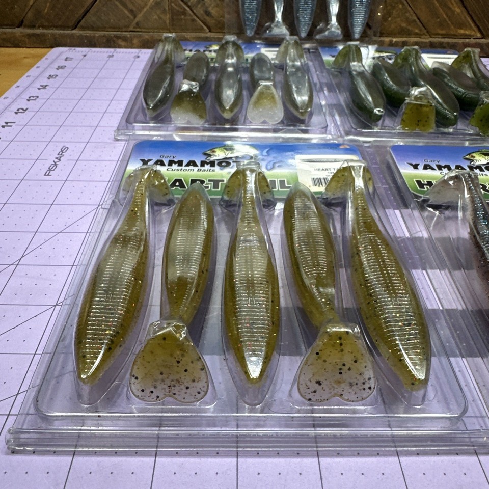 Gary Yamamoto Custom Baits Discontinued Fishing Lures 25 Total ...