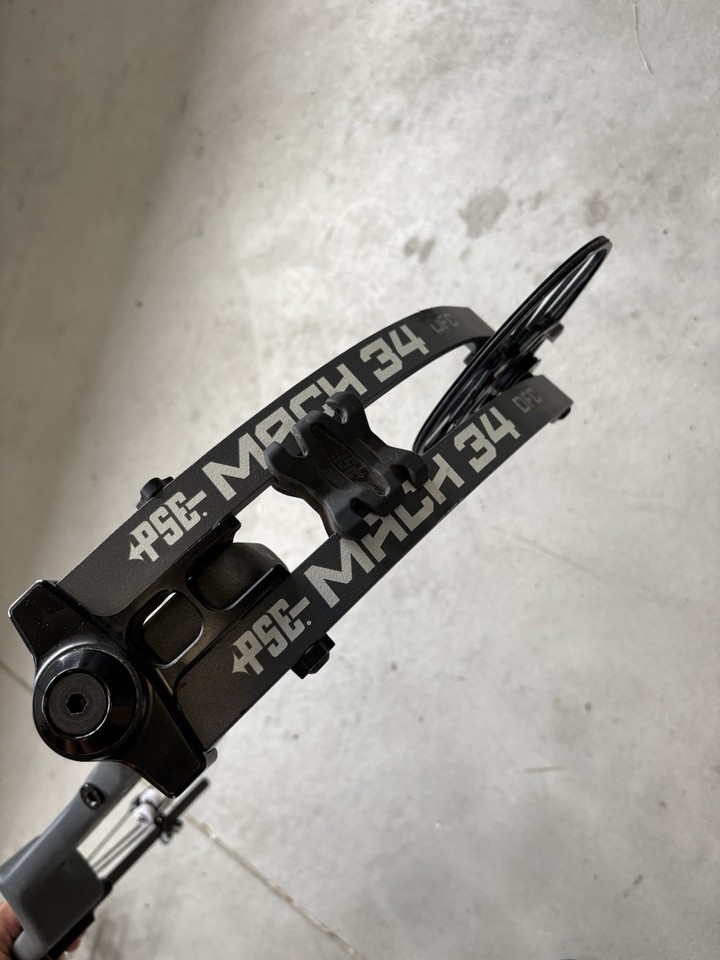 PSE Mach 34 E2 RH 70lb Charcoal Graphite | eBay